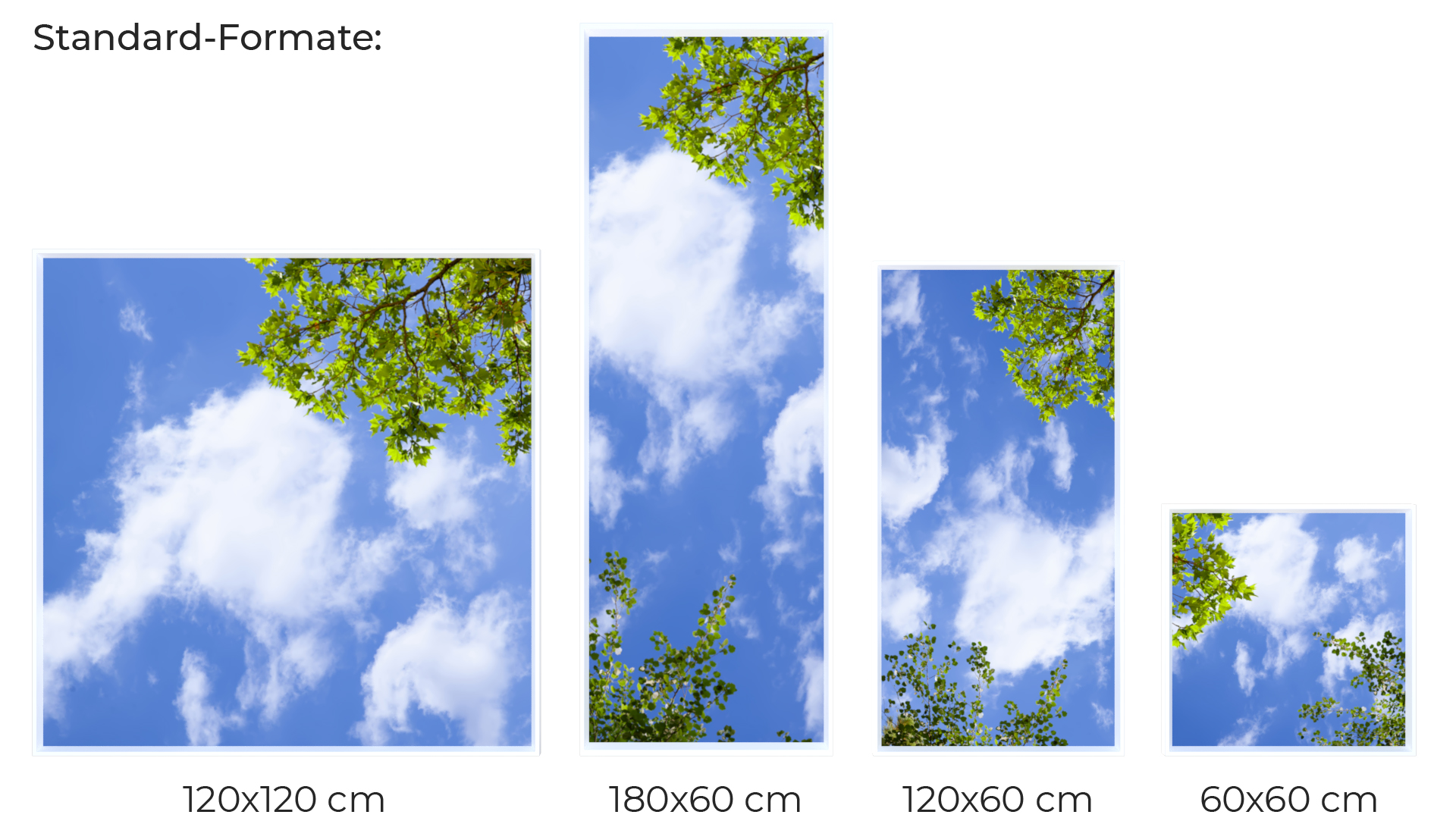 LumiSky LED Deckenpanel | Wolkendecke LED-Licht